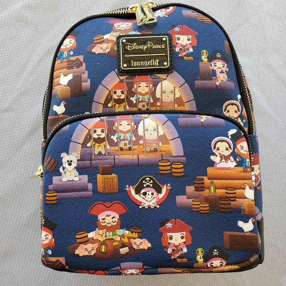 Loungefly | Bags | Pirates Of The Caribbean Mini Loungefly Backpack ...